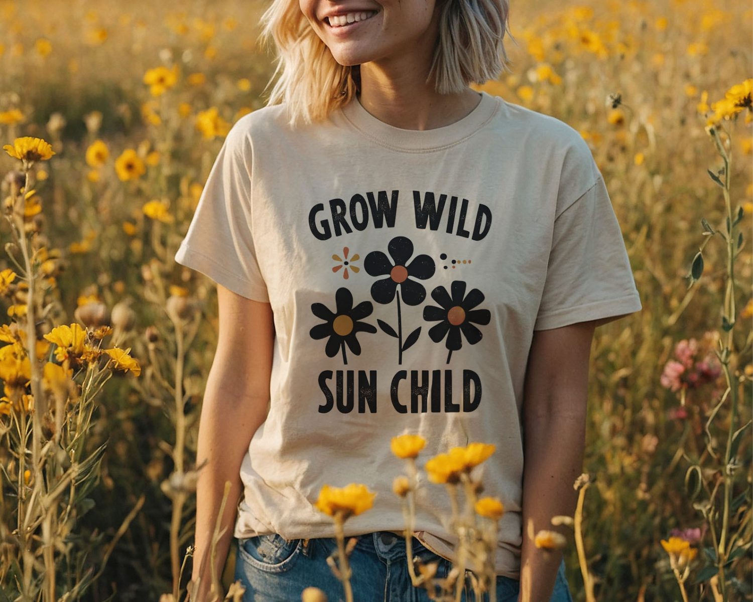 Grow Wild Sun Child T-Shirt - Envye Apparel